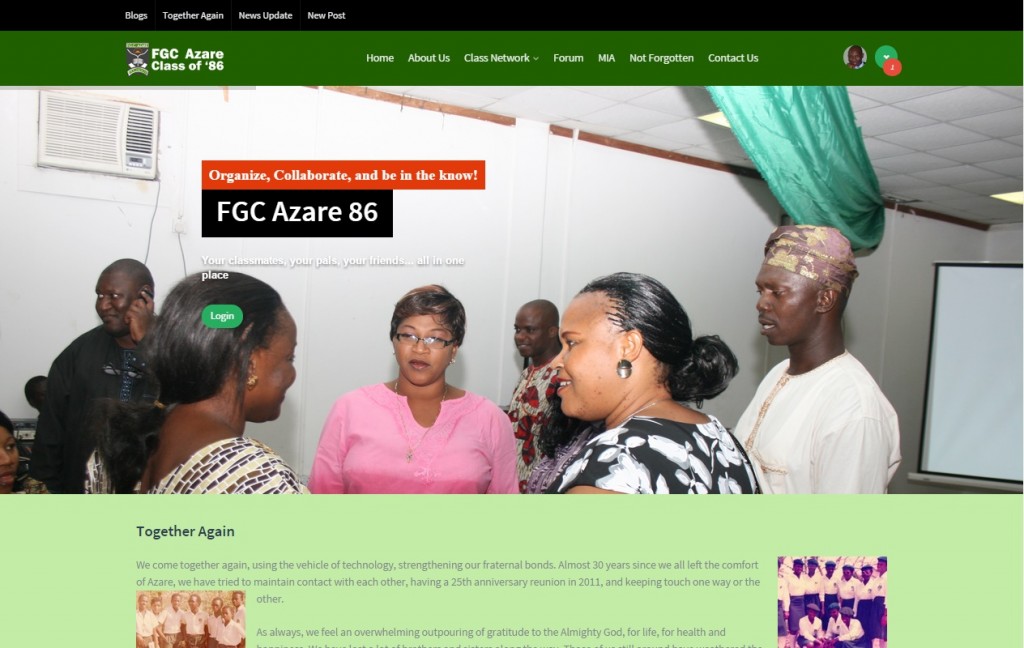FGC Azare, Class of '86: a classmates website