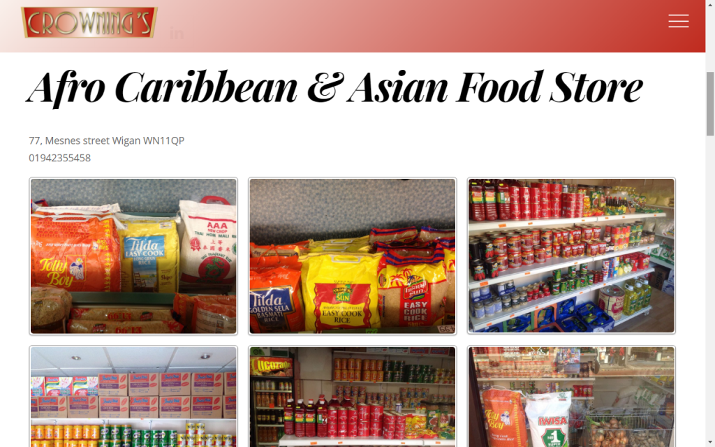 Crowning's Afro Caribbean stores - Marvelworx Limited